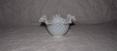 Fenton Opalescent Hobnail Bowl