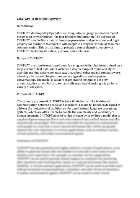 SOLUTION Chatgpt Overview Studypool