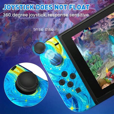 joystick con bluetooth compatible con gamepad de switch con luz rgb joy