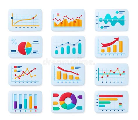 Financial Infographic 3d Icons Data Research Finance Accounting And