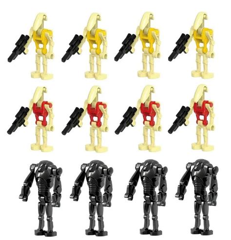 Набор минифигурок Звездные Войны Дроиды совместимы с конструкторами лего 12шт 4 5см пакет