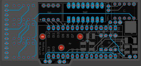 [review request] my first pcb board audio insert routing arduino nano atmega328 r