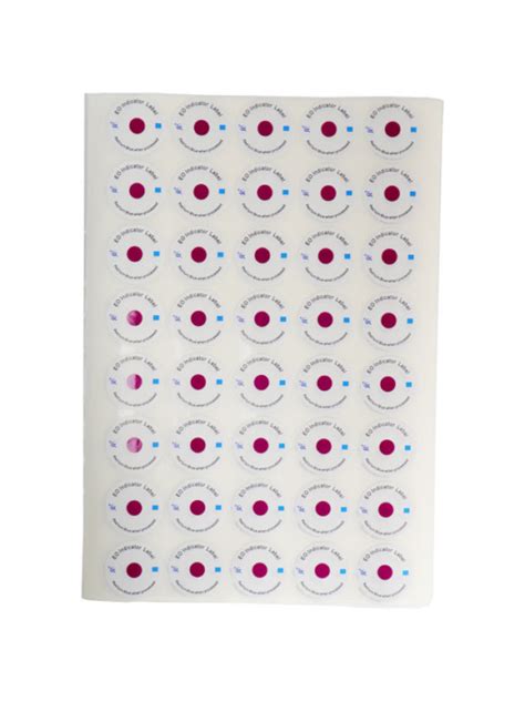 ETO Gas Chemical Sterilization Indicator Label Sticker Sada Medical