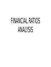 Understanding Financial Ratios Analysis Interpretation And Course Hero