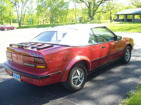 1988 Pontiac Sunbird Turbo Gt Convertible Amazing Original Condition