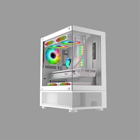 Coolman Reyna White Gaming Case J1tek Pc