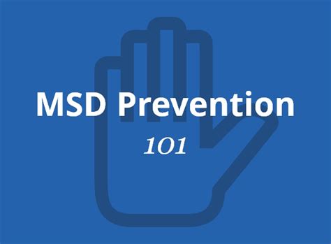 Definition Of Musculoskeletal Disorder Msd