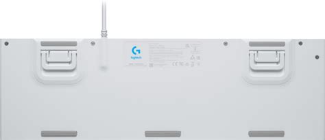 Logitech G LIGHTSYNC RGB Mechanical Keyboard Gaming White ENGLISH