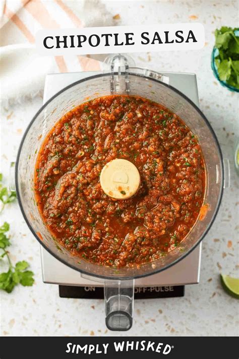 The BEST Chipotle Salsa Recipe Simply Whisked