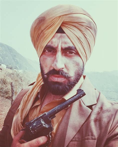 Sikh Soldier From World War Vintage Photograph Actor Simarjeet As
