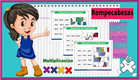 Rompecabezas De Multiplicaciones Para Imprimir