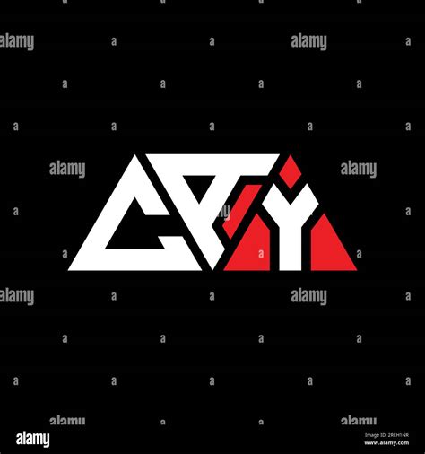 Cay Triangle Letter Logo Design With Triangle Shape Cay Triangle Logo