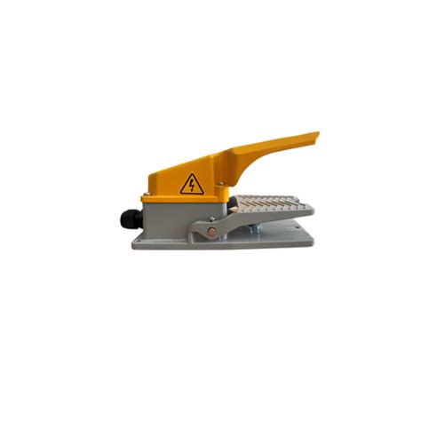 Interruptor De Pedal Metálico Amarillo Hegamex