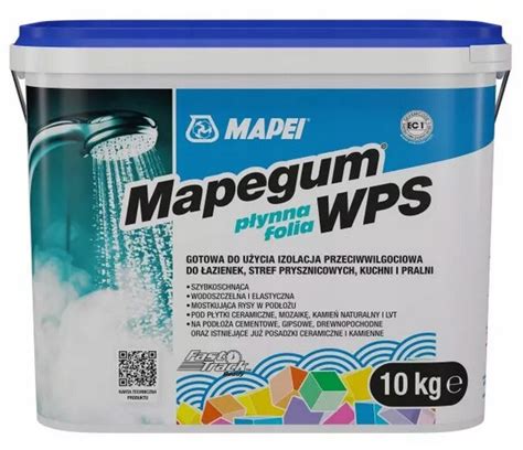 Hydroizolacja Płynna folia MAPEI MAPEGUM WPS 10kg 12331107166