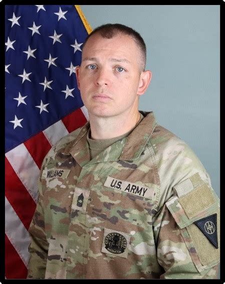 Master Sergeant Chris A Williams Sonsteng U S Army Reserve