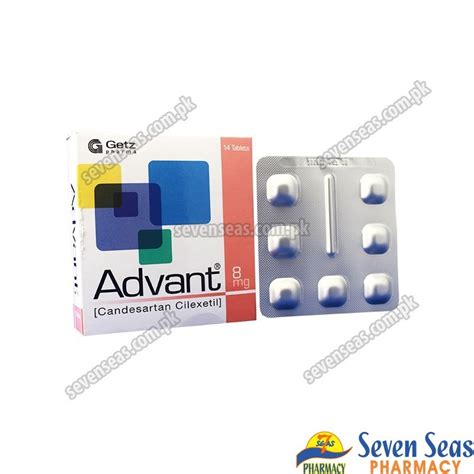 Advant Tab 8mg 2x7 Seven Seas Pharmacy Pakistan Online Pharmacy