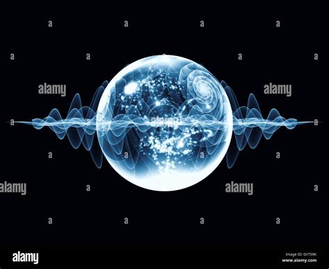 Conceptual Wave Particle Stock Photo Alamy