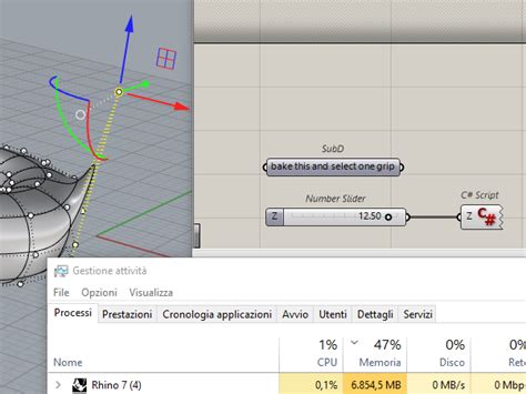 how to make interactive dynamic transformations of doc objects rhino