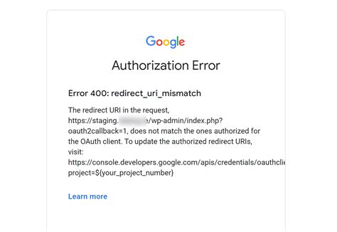 Helper Plugin Redirecturimismatch Wp Admin Callback Uri Not Added When Setting Up On A