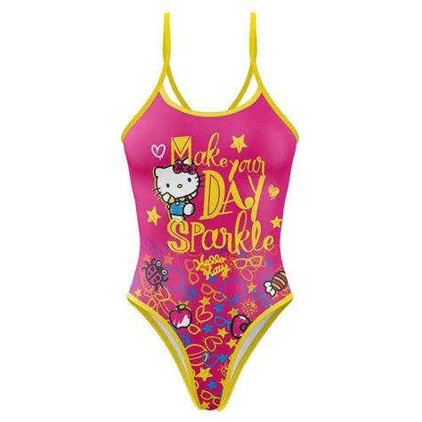 Otso Hello Kitty Sparkle Swimsuit Pink Swiminn