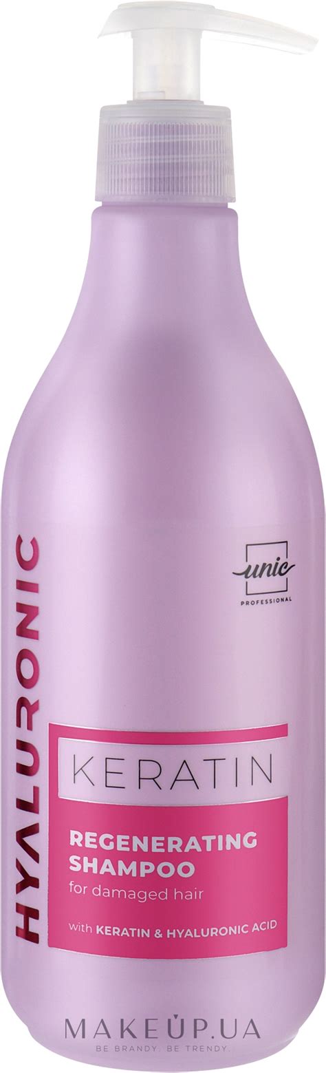 Unic Hyaluronic Keratin Regenerating Shampoo - Восстанавливающий ...