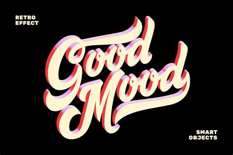 Vintage 3d Text And Logo Effect