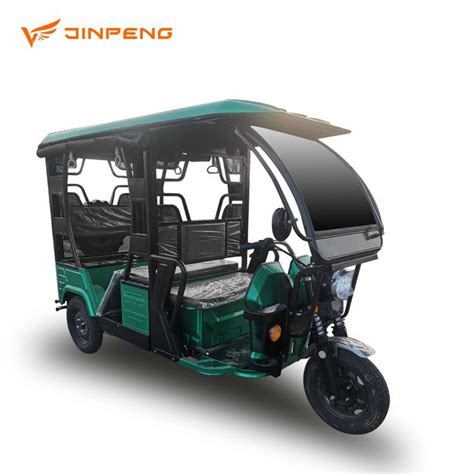 Jinpeng Electric Three Wheeled Passenger Tricycle With 100ah Lead Acid