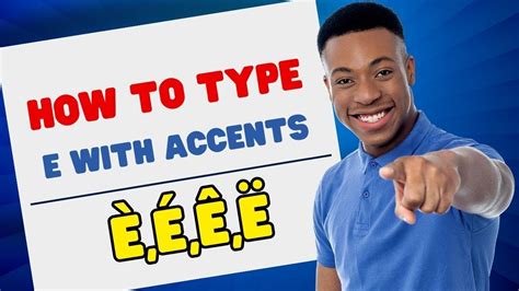 How To Type Accents On E With Keyboard E With Accent Over It YouTube