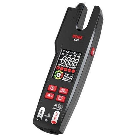 Bside U6 U Shaped Infrared Thermometer Multimeter Ac Dc Voltage Current Clamp Meter Daraz Lk