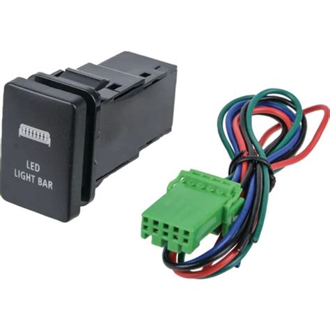 Drivetech 4x4 OE Style Push Button Switch Lightbar Suits Toyota And Mitsubishi 4x4 OFFROAD CLINIC