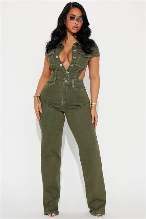 Long And Short Sleeve Denim Jumpsuits Fashion Nova