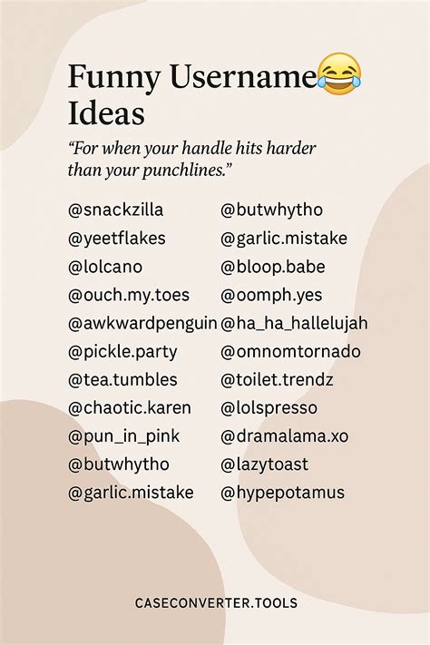 Funny Username Ideas 😂 Weird Instagram Names Funny Instagram Name