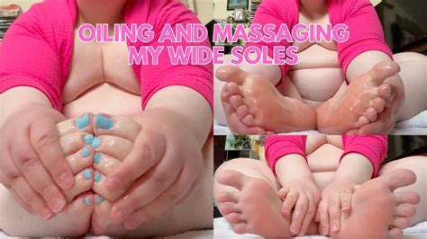 Oiling And Massaging My Wide Soles Adorelunaa Clips Sale