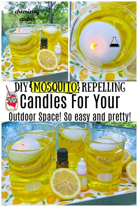 Diy Mosquito Repelling Candles For Outside Mosquito Repellent Candle