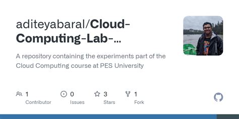 GitHub Aditeyabaral Cloud Computing Lab UE CS A Repository Containing The Experiments