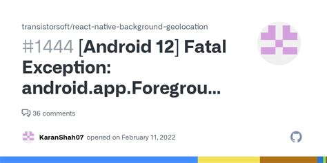 [android 12] fatal exception android app
