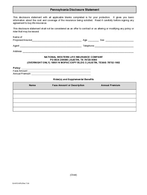 Fillable Online Section 83 3 Disclosure Statement 31 Pa Code83 3 Fax Email Print Pdffiller