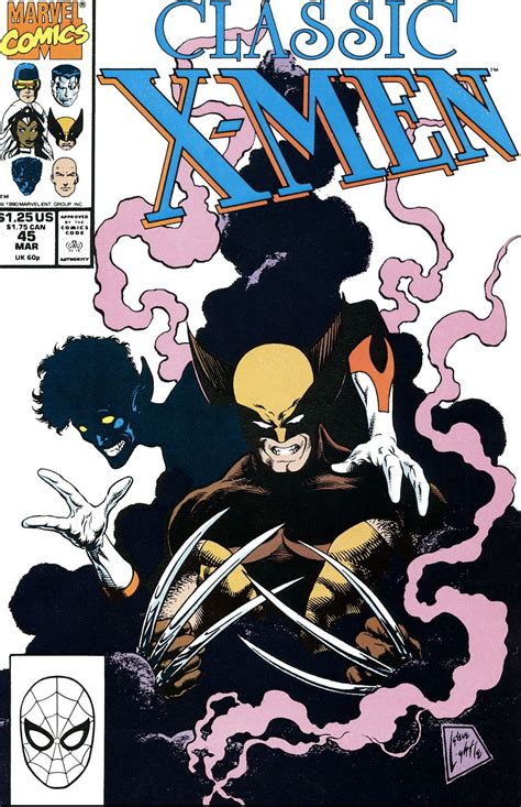 Wolverine And Nightcrawler Classic X Men Comic Book Cover Xmen