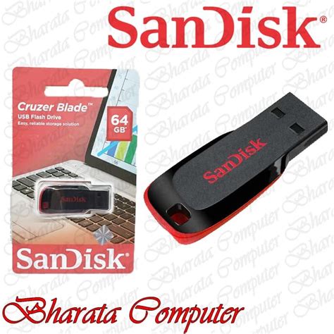 Sandisk Flashdisk 64gb Cruzer เบลด ของแท้ คุณภาพดีที่สุด Shopee Thailand