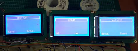 Gelöst 3 X St7920 An Einem Arduino Darstellungsprobleme Deutsch