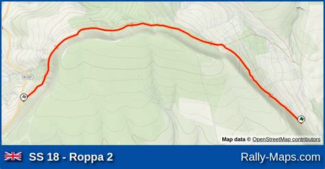 Ss 18 Roppa 2 Stage Map National Breakdown Rally 1987 Brc 🌍