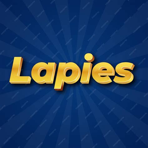 Premium Photo Lapies Text Effect Gold  Attractive Background Card Photo