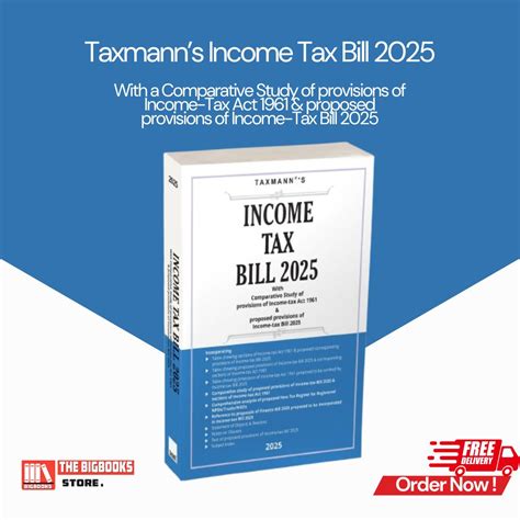 Taxmanns Income Tax Bill 2025 With Comprehensive Study Of Provisions