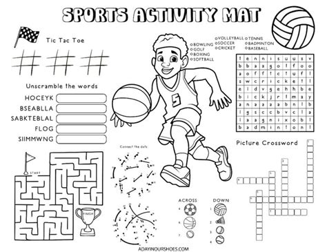 Sports Worksheets Free