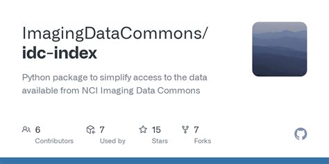 Github Imagingdatacommonsidc Index Python Package To Simplify Access To The Data Available