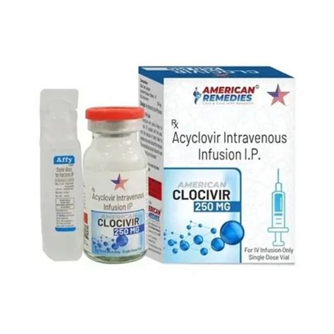 Acyclovir Intravenous Infusion 250mg At ₹ 530piece Shradhananpeth