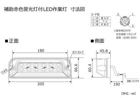 補助赤色警光灯付LED作業灯 発売のお知らせ 株式会社小糸製作所市販製品情報