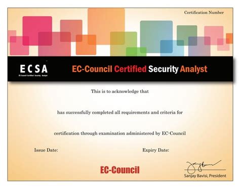 Ec Council Certified Security Analyst Certification Ppt