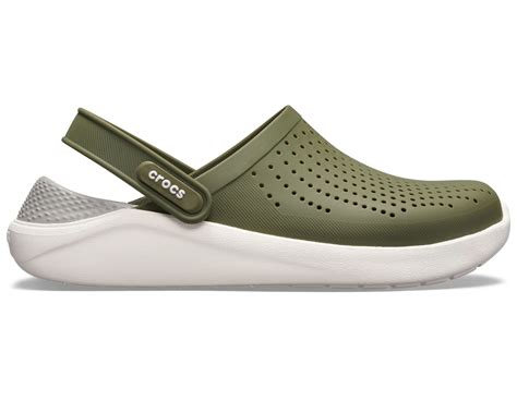 Crocs LiteRide Clog Army Green White World Of Clogs