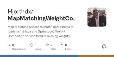 GitHub Hjorthdx MapMatchingWeightCompletion Map Matching Service To Match Coordinates To